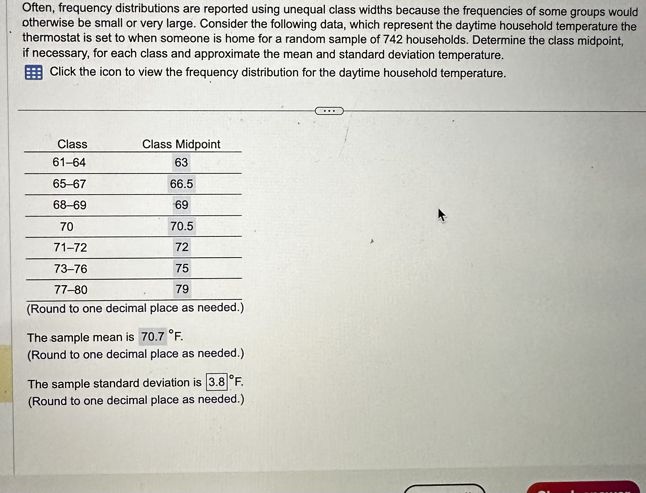 Solved Often, frequency distributions are reported using | Chegg.com