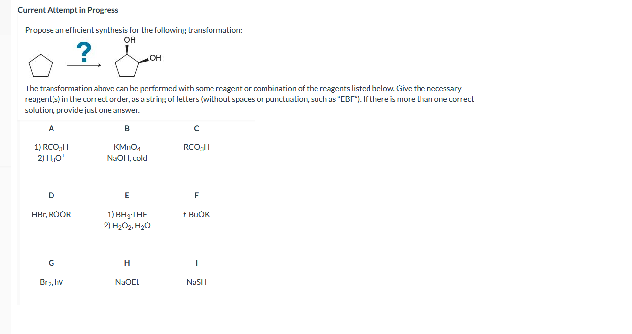 Solved Current Attempt in Progress Propose an efficient | Chegg.com