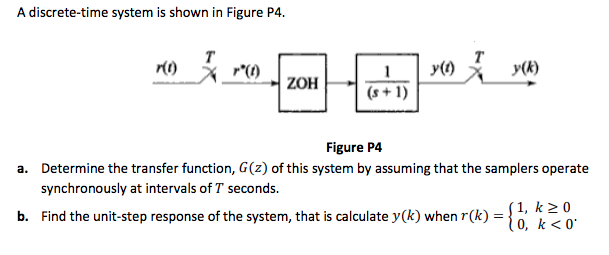 Solved A discrete-time system is shown in Figure P4. mo 1200 | Chegg.com