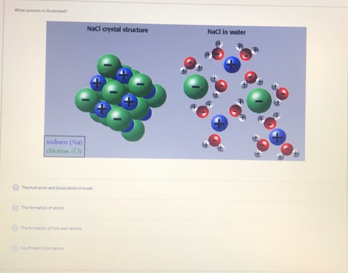 Solved What process is illustrated? NaCl crystal structure | Chegg.com