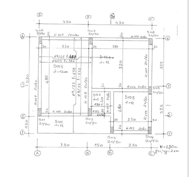 Solved The carcass building, whose plan is given below, a) | Chegg.com