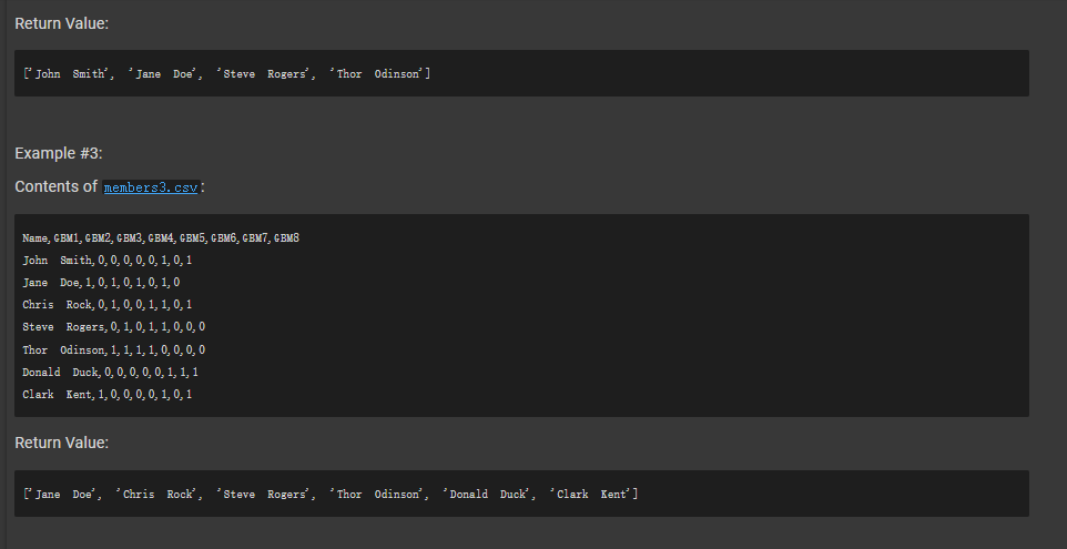 Solved Part 5: Identify the Active Club Members (10 | Chegg.com
