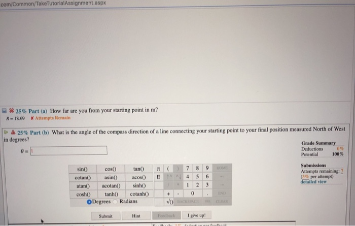 Solved ertta.com/Common/TakeTutorialAssignment.aspx Class | Chegg.com