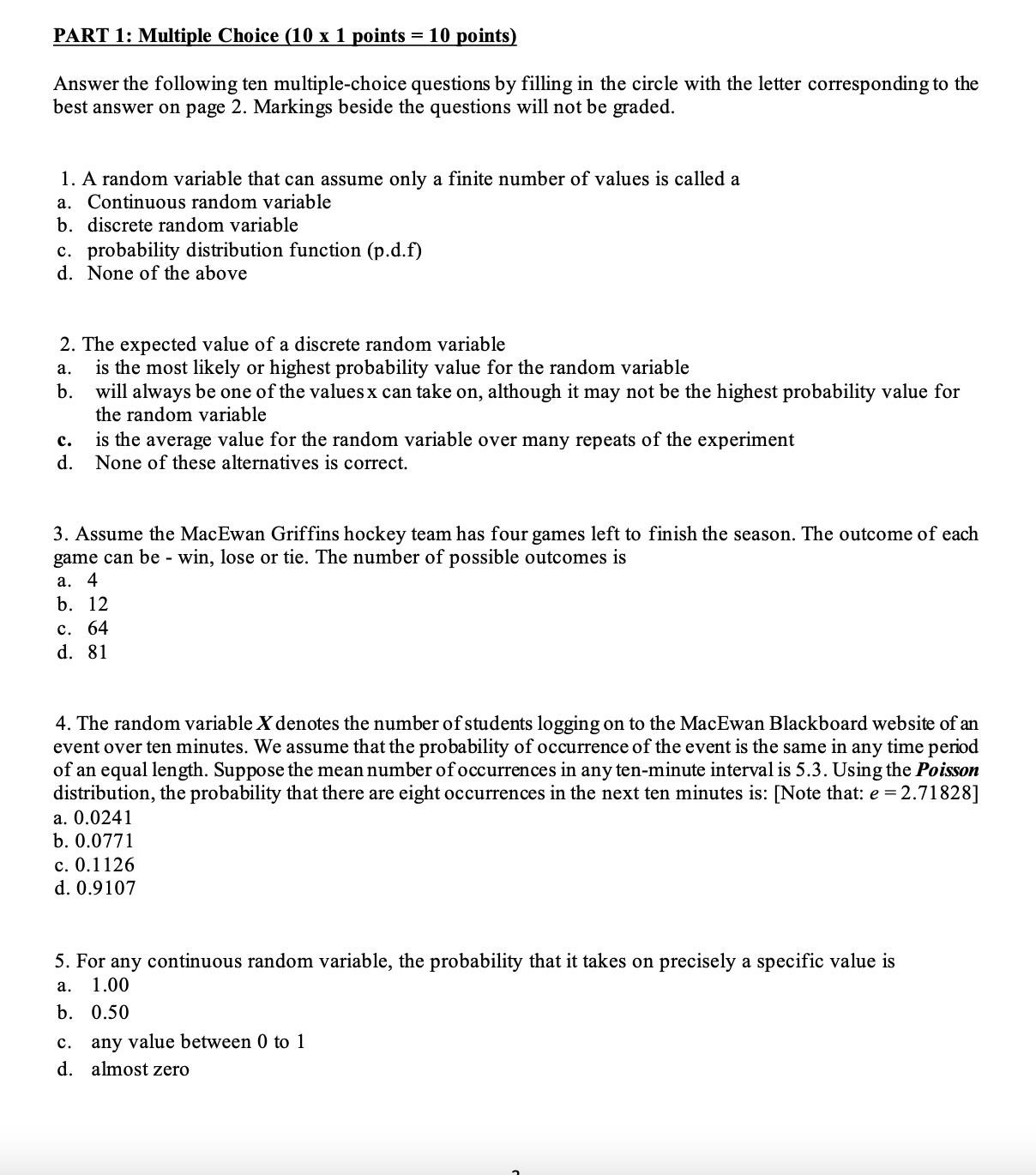 Solved Please only do questions 3,4 ﻿and 5 ﻿WITHOUT EXCEL! I | Chegg.com