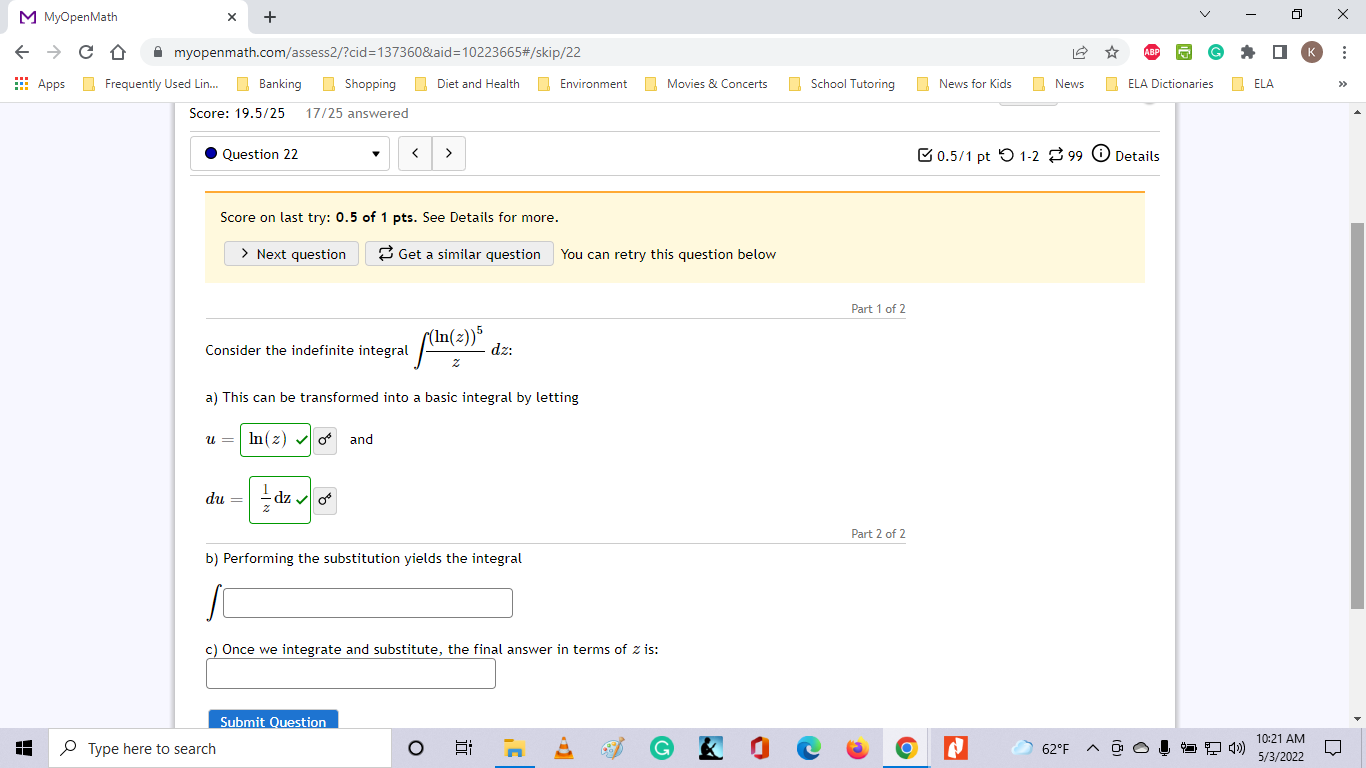 Solved M MyOpenMath х X + Х + → Co | Chegg.com