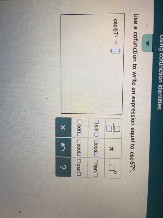 Solved O TRIGONOMETRIC FUNCTIONS -Finding values of | Chegg.com