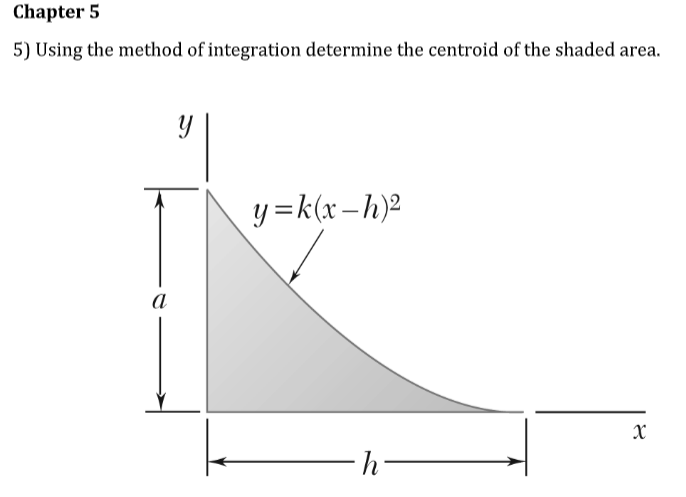 Solved Chapter 5 5) Using the method of integration | Chegg.com