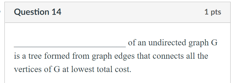 Solved of an undirected graph G is a tree formed from graph | Chegg.com