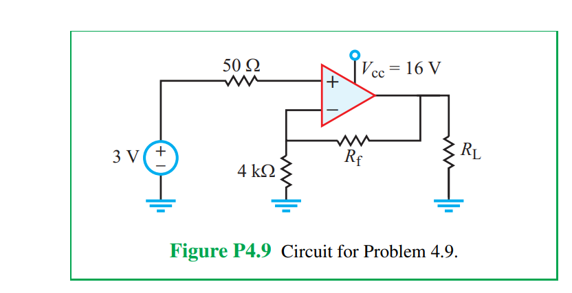 Solved Figure P4.9 ﻿Circuit for Problem 4.9. ﻿The supply | Chegg.com