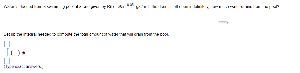 Solved Water is drained from a swimming pool at a rate given | Chegg.com