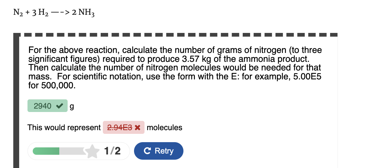 Solved For the above reaction, calculate the number of grams | Chegg.com
