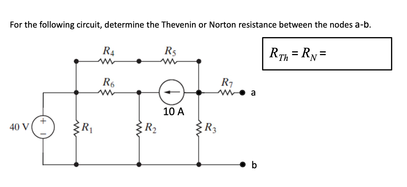 Solved RTh=RN= | Chegg.com