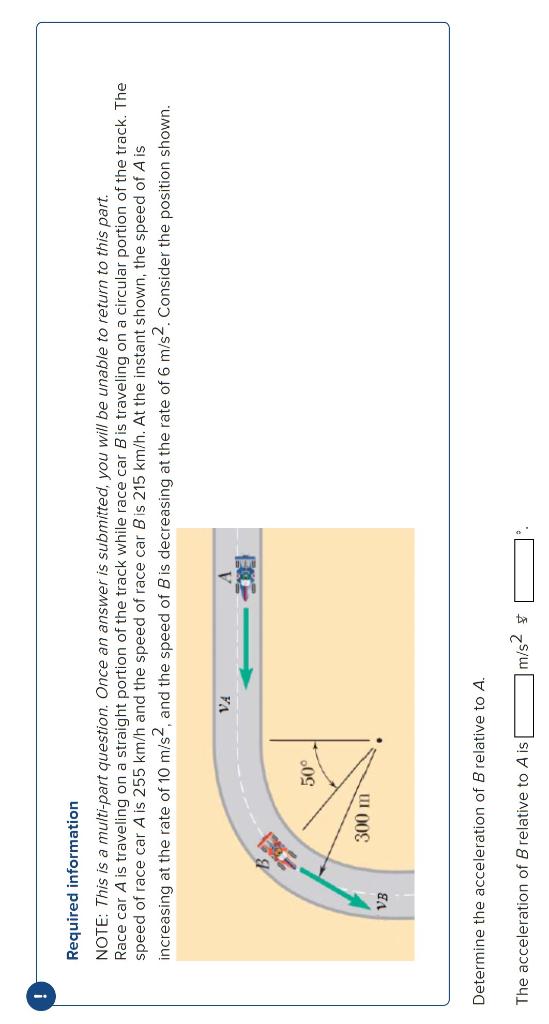 Solved Required information NOTE: This is a multi-part | Chegg.com
