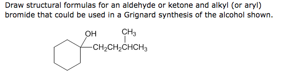 Solved Draw structural formulas for an aldehyde or ketone | Chegg.com