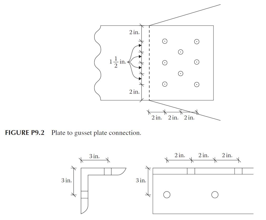 Solved Determine the effective net area for Problem | Chegg.com