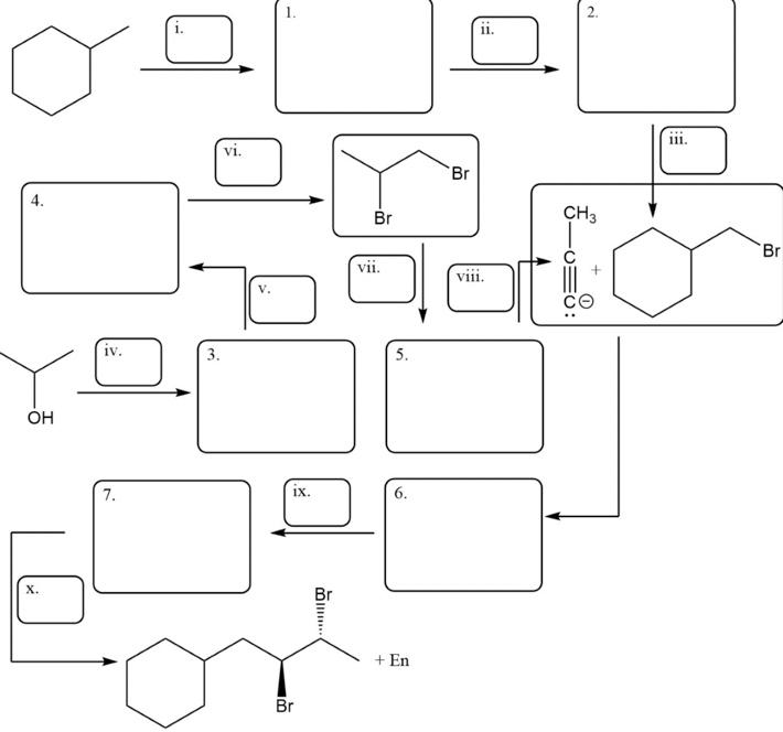 Solved Write the letter of the reagent from the list I gave | Chegg.com
