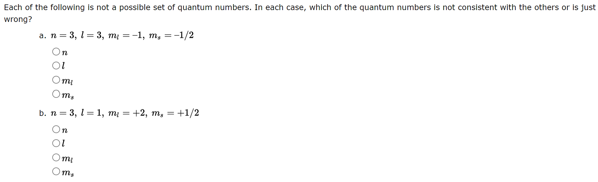 Solved What is the notation for the subshell in which n = 4 | Chegg.com
