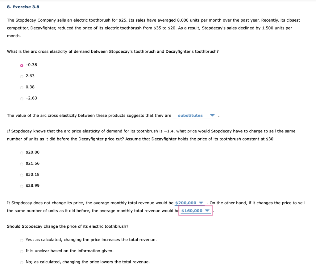 Solved 4. If Stopdecay does not change its price, the | Chegg.com