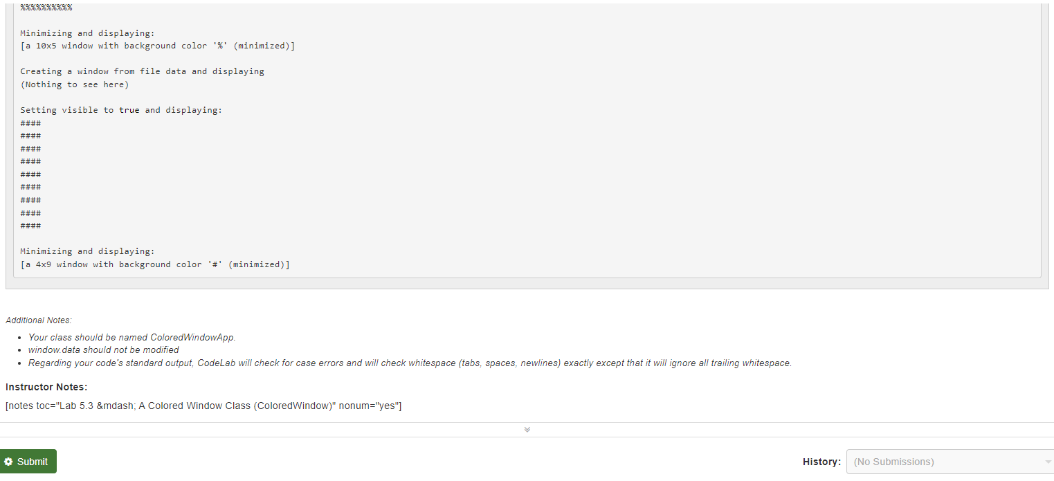 Solved Code the following coloredwindow subclass of Window: | Chegg.com