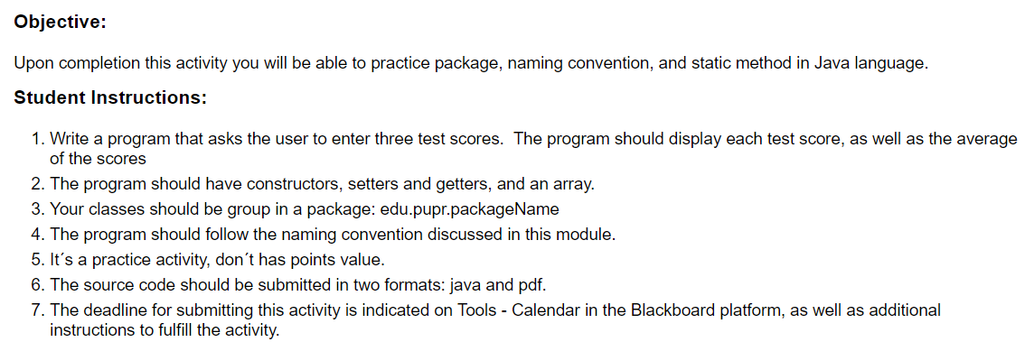 [Solved]: Objective: Upon completion this activity you wil