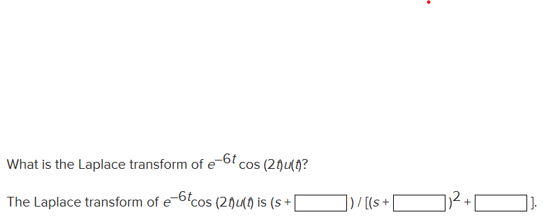 Solved What is ﻿the Laplace transform | Chegg.com