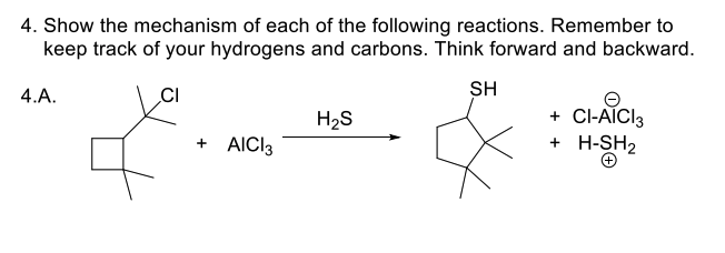 Solved 4. Show the mechanism of each of the following | Chegg.com