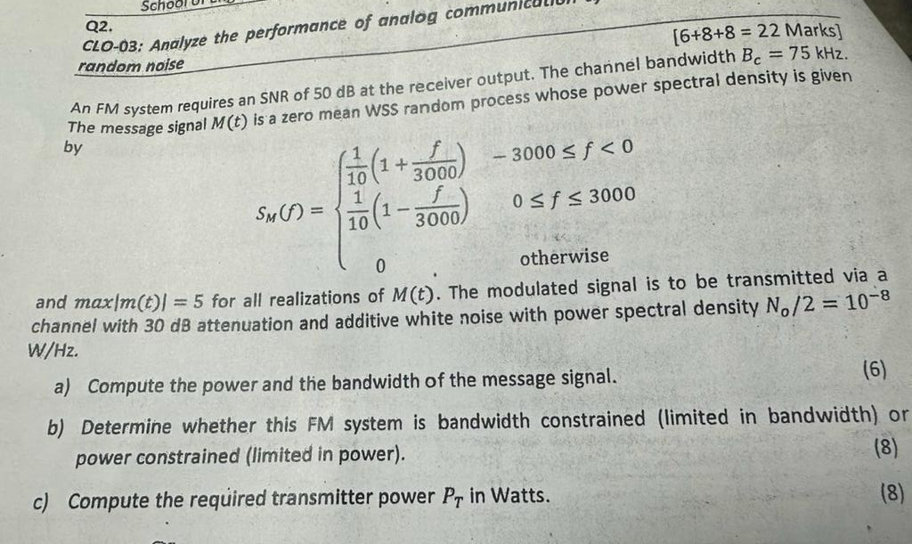 Solved Q2.CLO-03: Analyze the performance of analog | Chegg.com