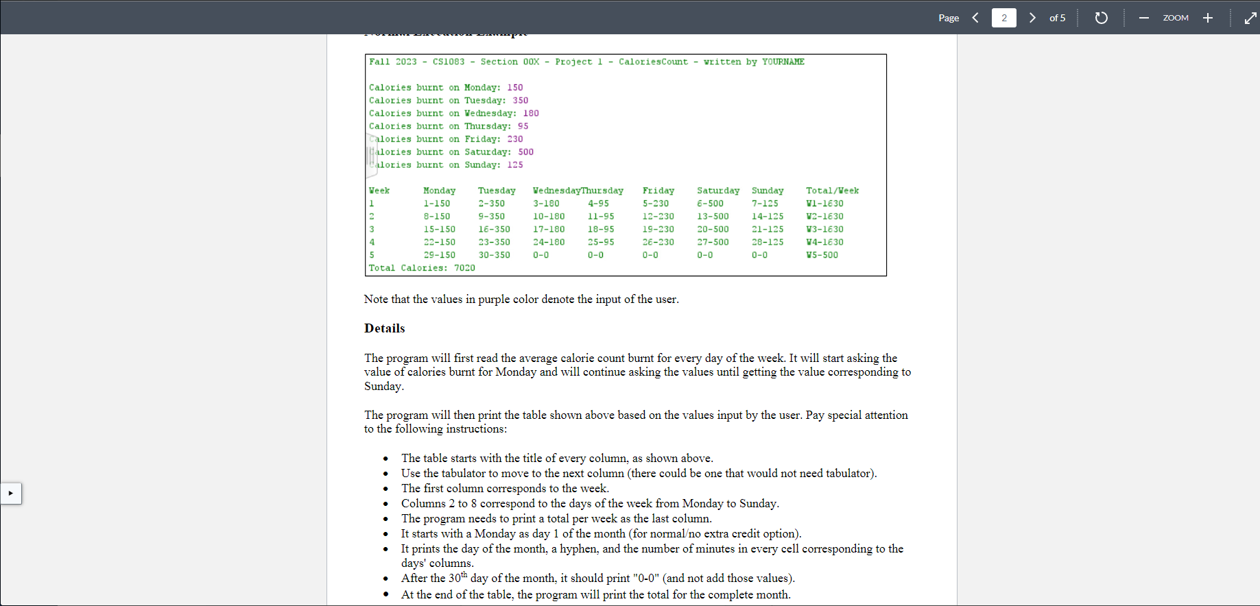 Solved Tasks Write a program that prints Fall 2023 - CS1083 | Chegg.com