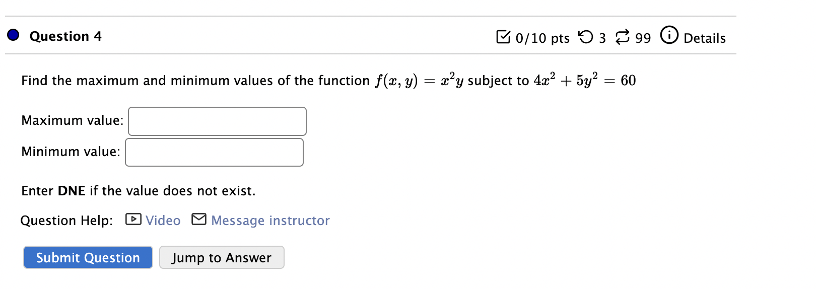 Solved Find The Maximum And Minimum Values Of The Function 7088