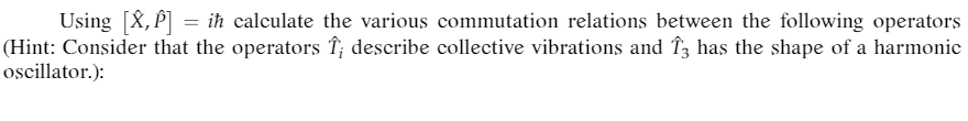 Solved Using [X, Ê] = iħ calculate the various commutation | Chegg.com