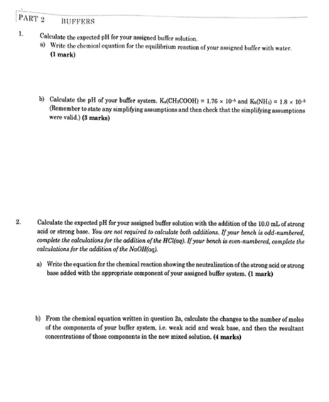 LABORATORY REPORT RAW DATA AND OBSERVATIONS PART 1 | Chegg.com