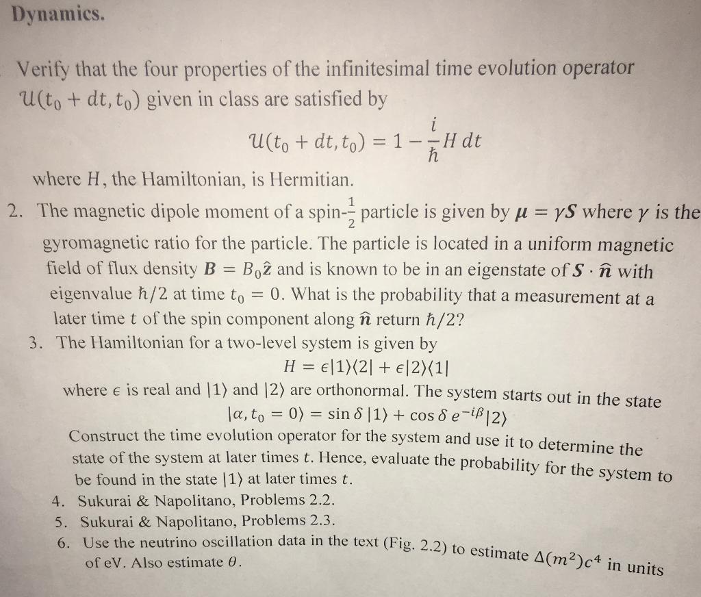 Solved Verify that the four properties of the infinitesimal | Chegg.com