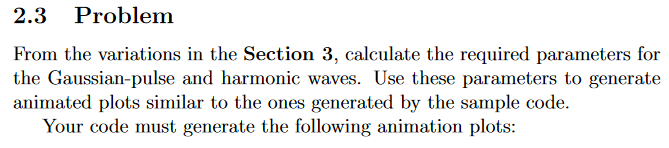 Section 3 is shown below and a sample code is given. | Chegg.com
