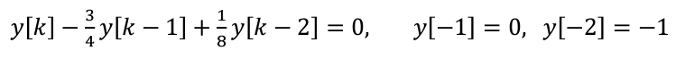 Solved Solve the difference equations using the | Chegg.com