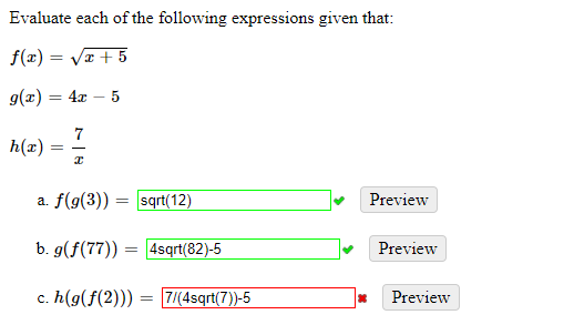 Solved Evaluate each of the following expressions given | Chegg.com