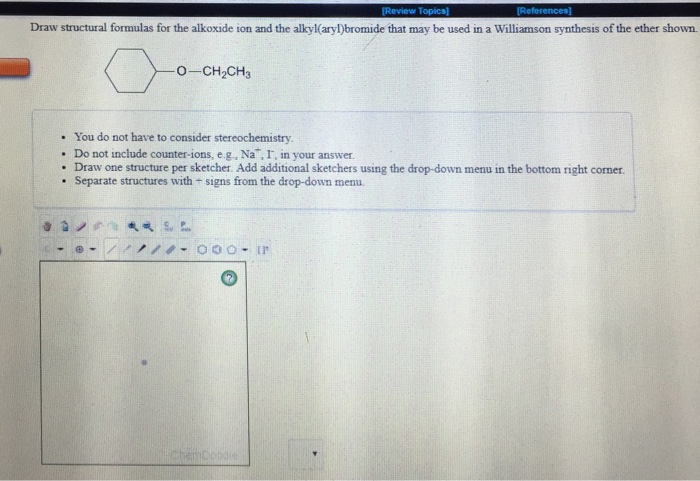 Solved Draw structural formulas for the alkoxide ion and the | Chegg.com