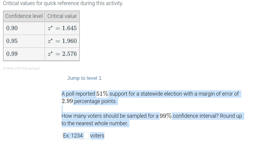 Solved Critical values for quick reference during this | Chegg.com