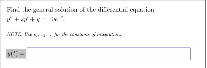 Solved Find the general solution of the differential | Chegg.com