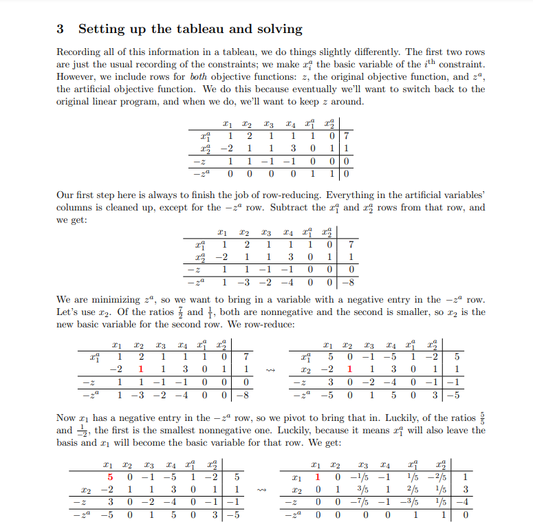 Solved (1) Use the Two-phase method to solve the following | Chegg.com