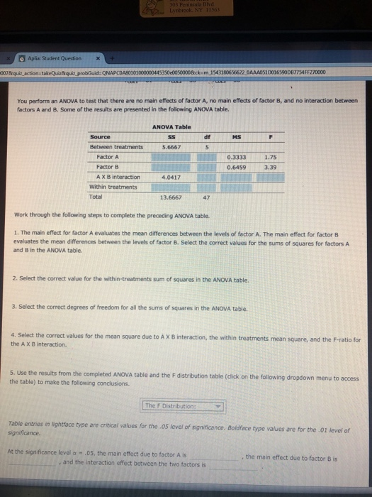 Solved 2. Two-factor analysis of variance- Emphasis on | Chegg.com