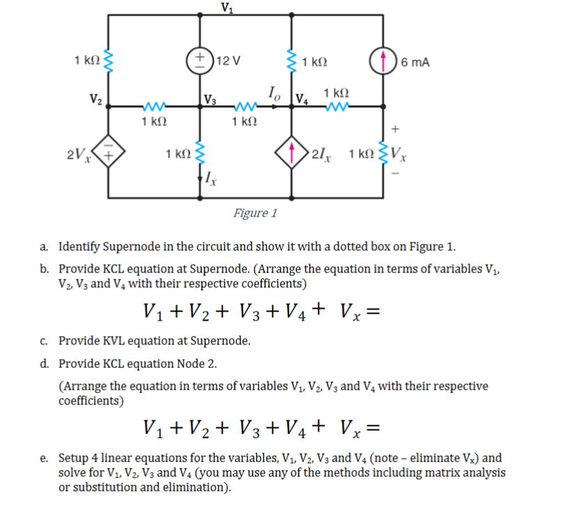 Solved URGENT HELP NEEDED- Use Nodal Analysis to find V1, | Chegg.com