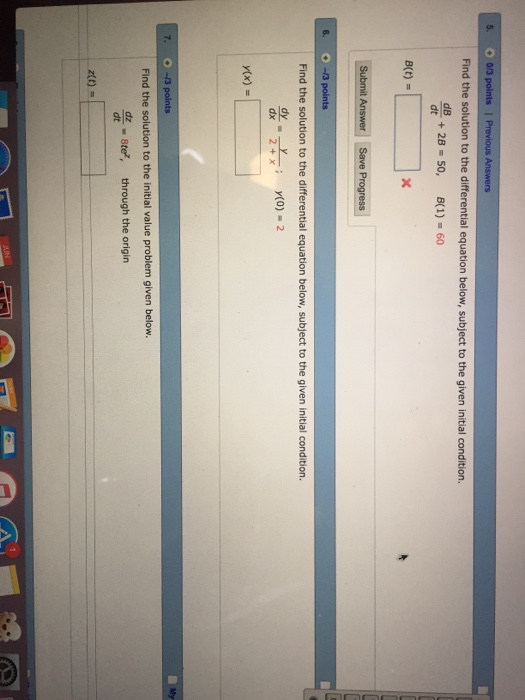 Solved Find the solution to the differential equation below, | Chegg.com