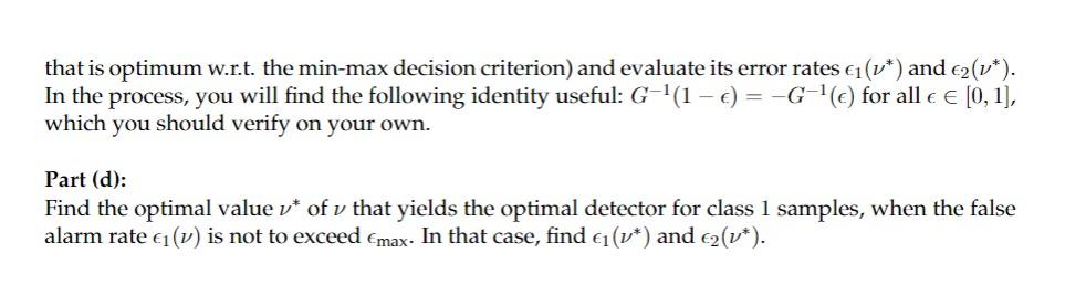 Problem 1. [Prob-Classification04] Consider a binary | Chegg.com