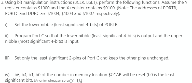 3 Using Bit Manipulation Instructions Bclr Bset