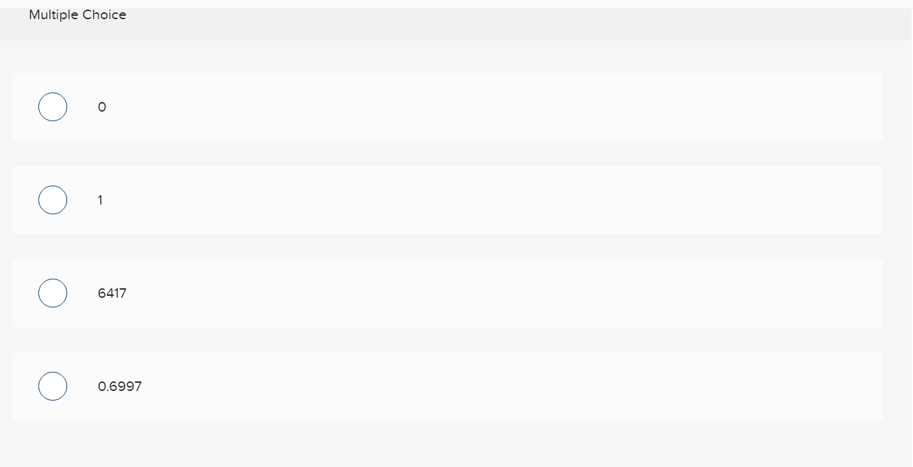 Consider the partial data set in the table represents | Chegg.com