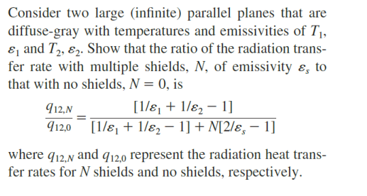 Solved Consider two large (infinite) parallel planes that | Chegg.com