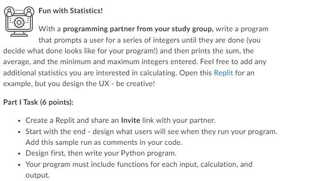 Solved Python please! Make sure when you prompt the user it | Chegg.com
