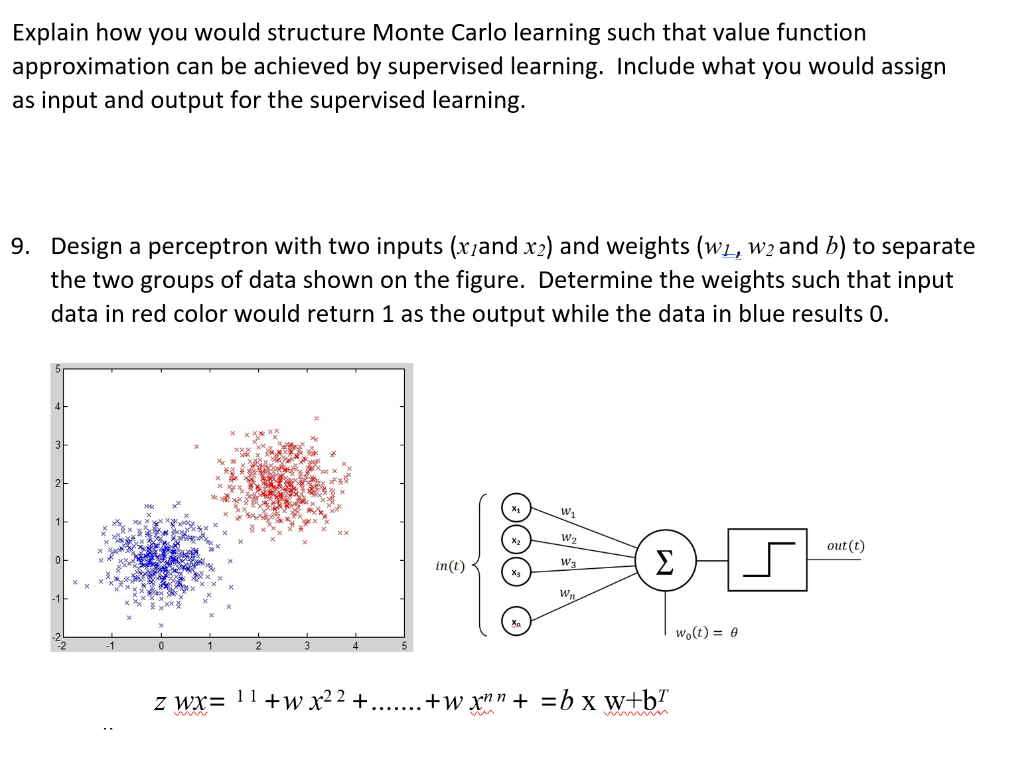 Solved Explain how you would structure Monte Carlo learning | Chegg.com