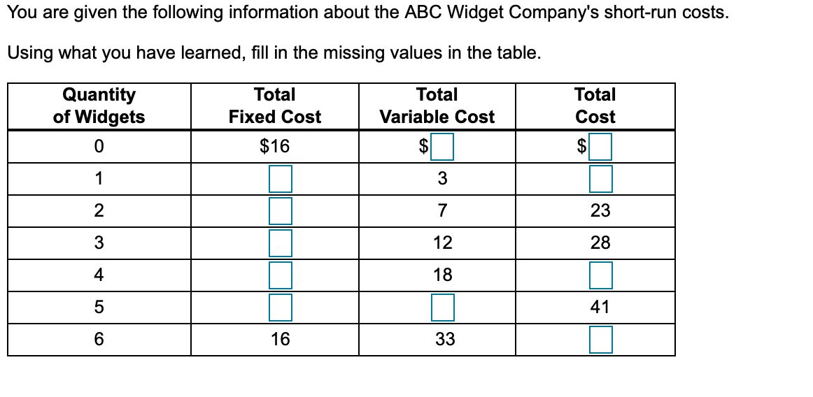 Solved You are given the following information about the ABC | Chegg.com