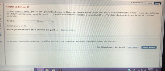 Solved PRİNTER VERSİON .BACK Chapter 18, Problem 19 Multiple | Chegg.com